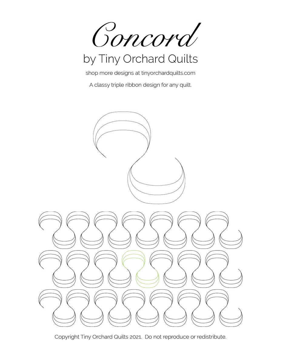 Concord Edge to Edge – Tiny Orchard Quilts