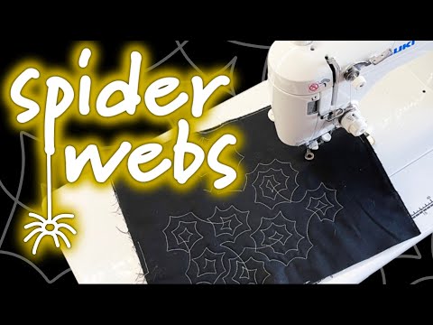 Spider Web FMQ Draw Along PDF – Tiny Orchard Quilts
